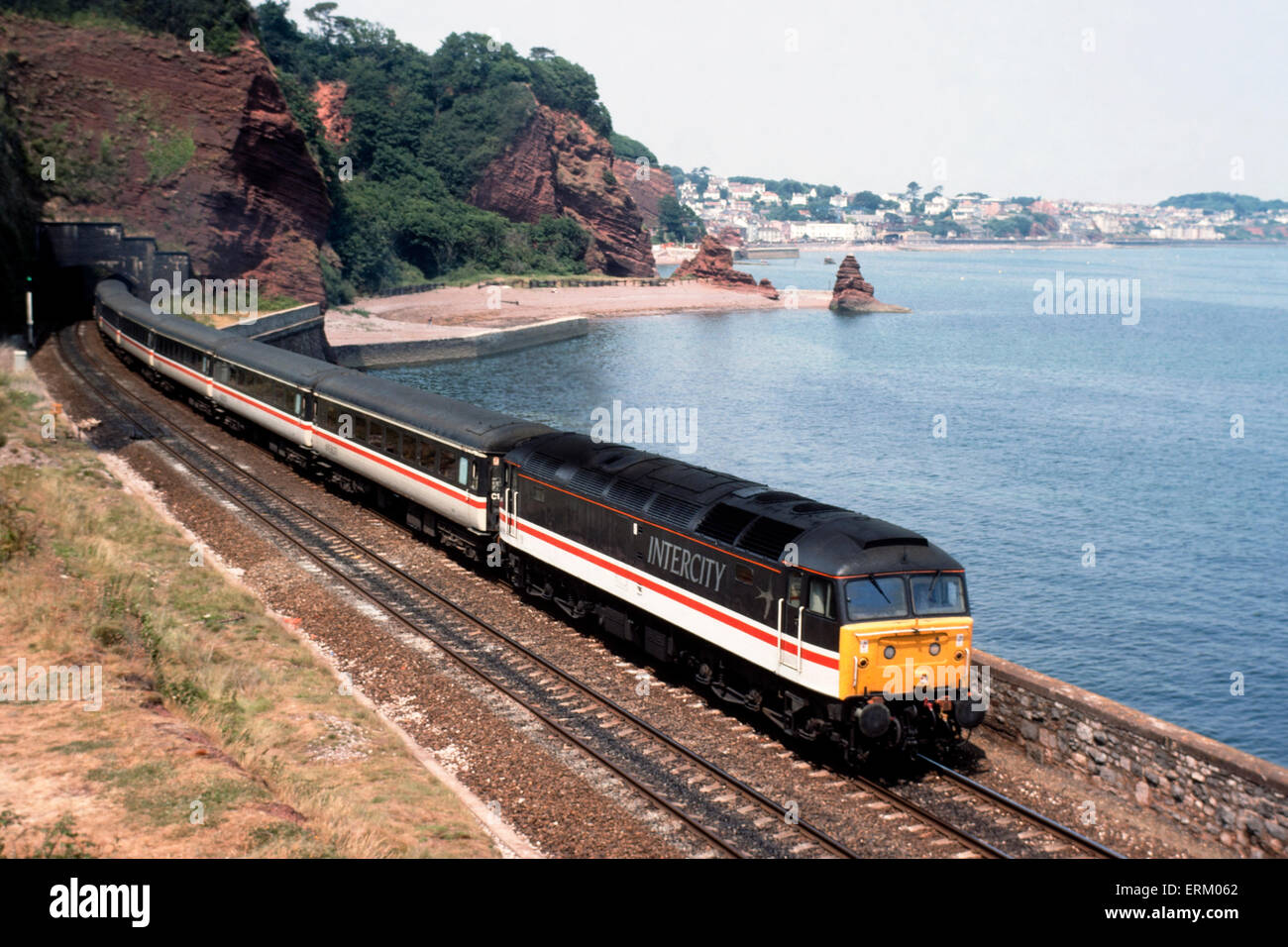 british rail diesel number 47815 on an inter city passenger service at ...