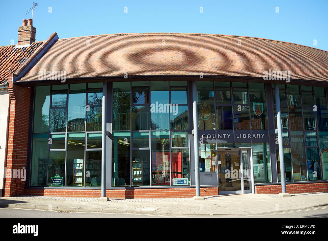 Halesworth library, Suffolk, UK Stock Photo - Alamy