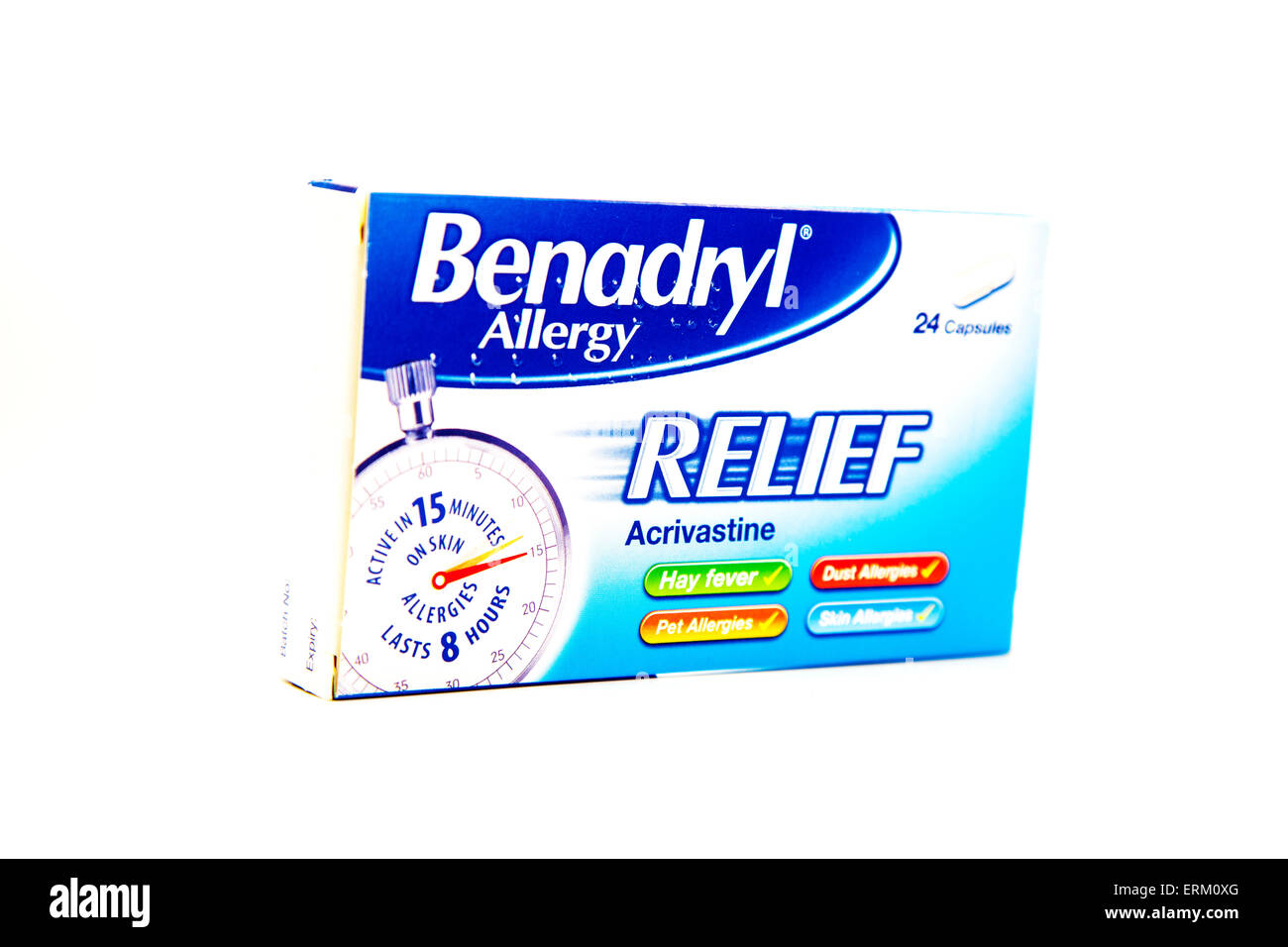 Benadryl allergy relief allergies remedy hay fever tablets box pack ...