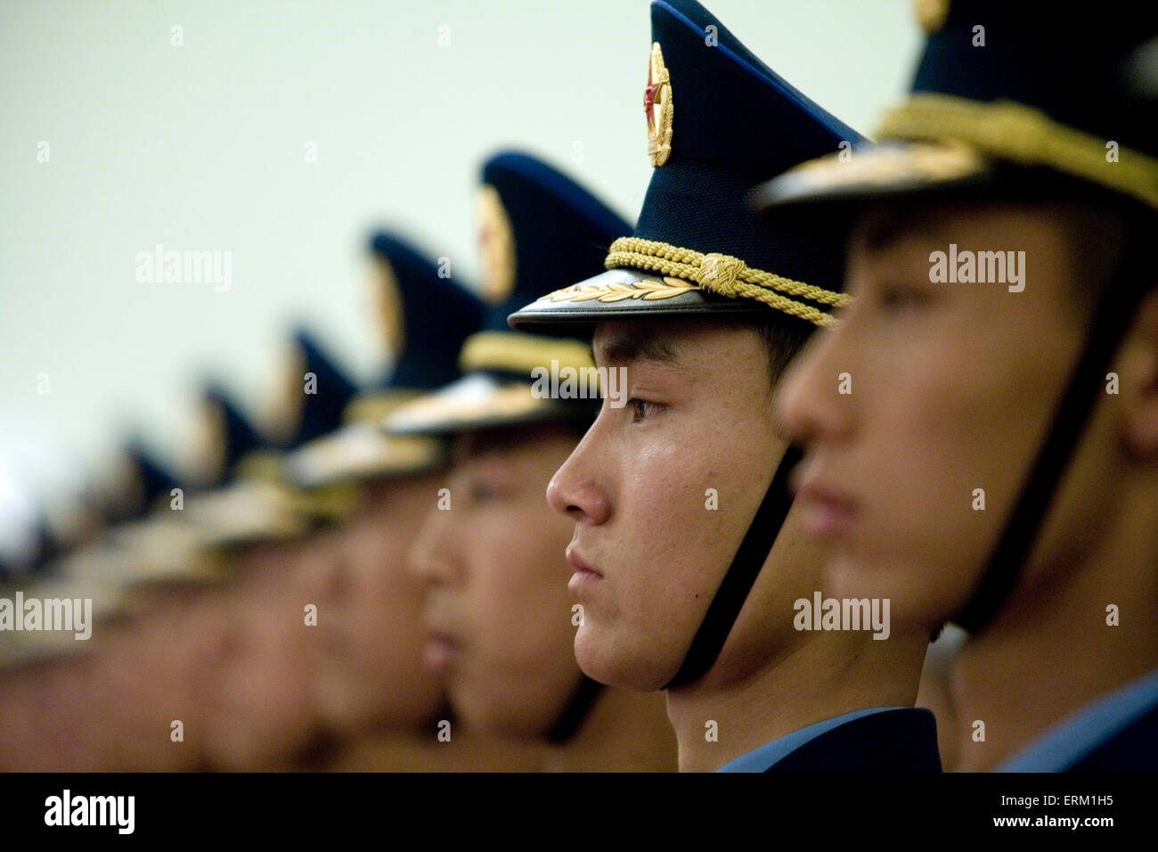 Young chinese men in military hi-res stock photography and images - Alamy