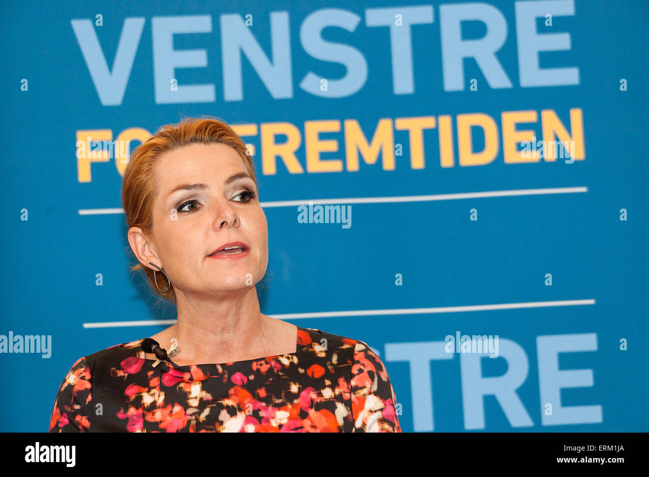 Copenhagen, Denmark, June 4th, 2015: Venstre (read: Liberal) annouces ...