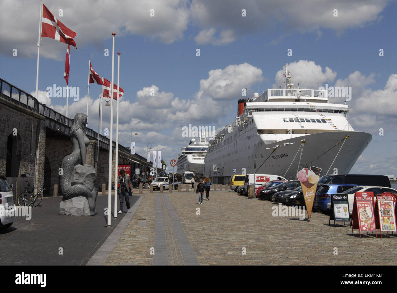 Copenhagen, Denmark. 4th June, 2015. Boat traveller on ocean dream and ...
