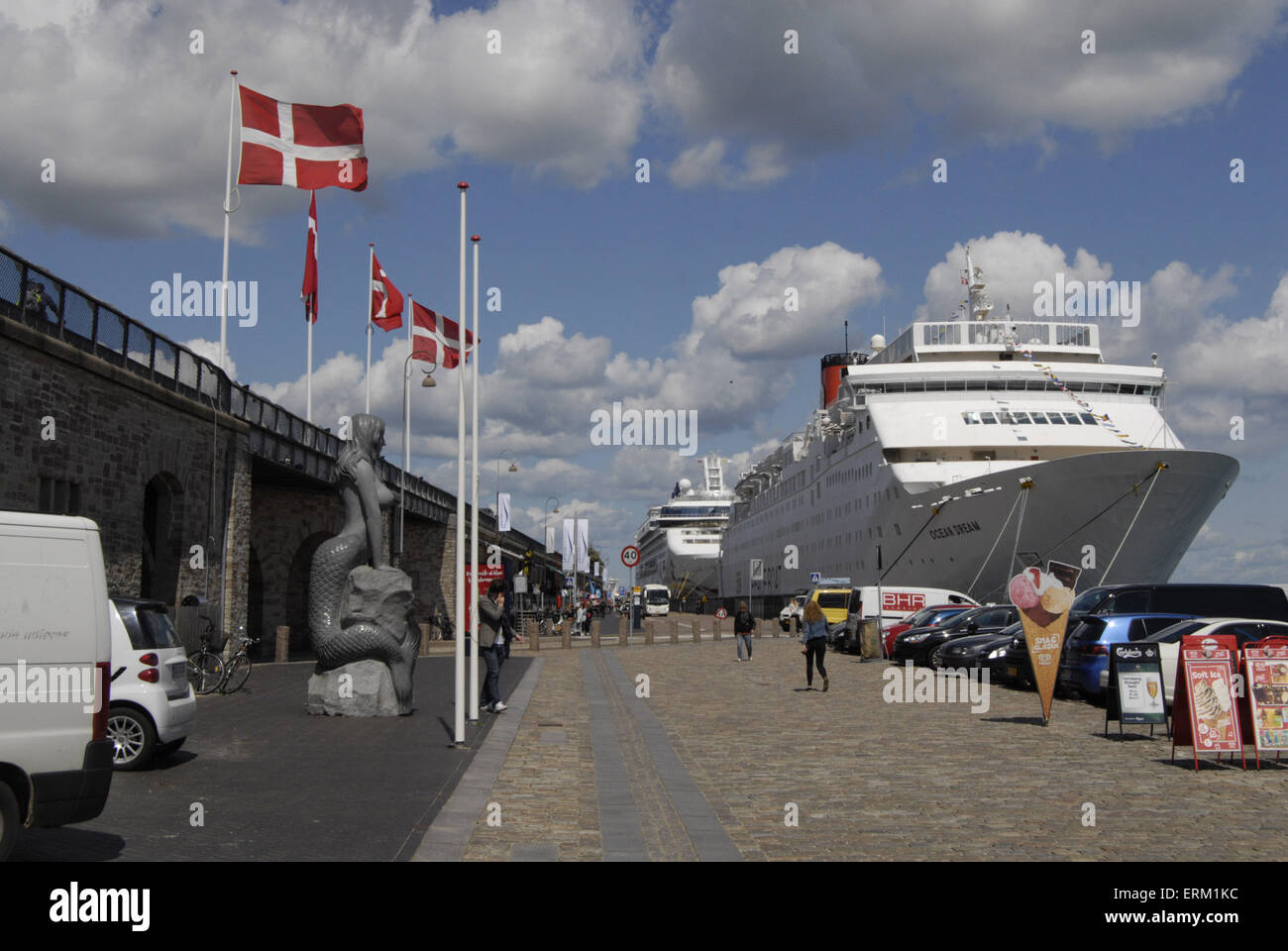 Copenhagen, Denmark. 4th June, 2015. Boat traveller on ocean dream and ...
