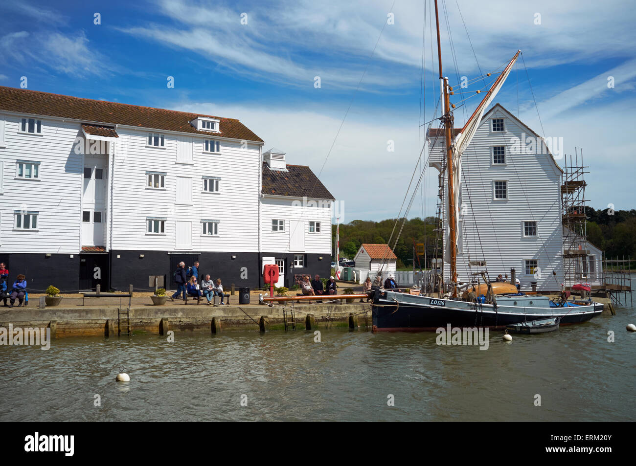Tide Mill, river Deben, Woodbridge, Suffolk, UK Stock Photo - Alamy