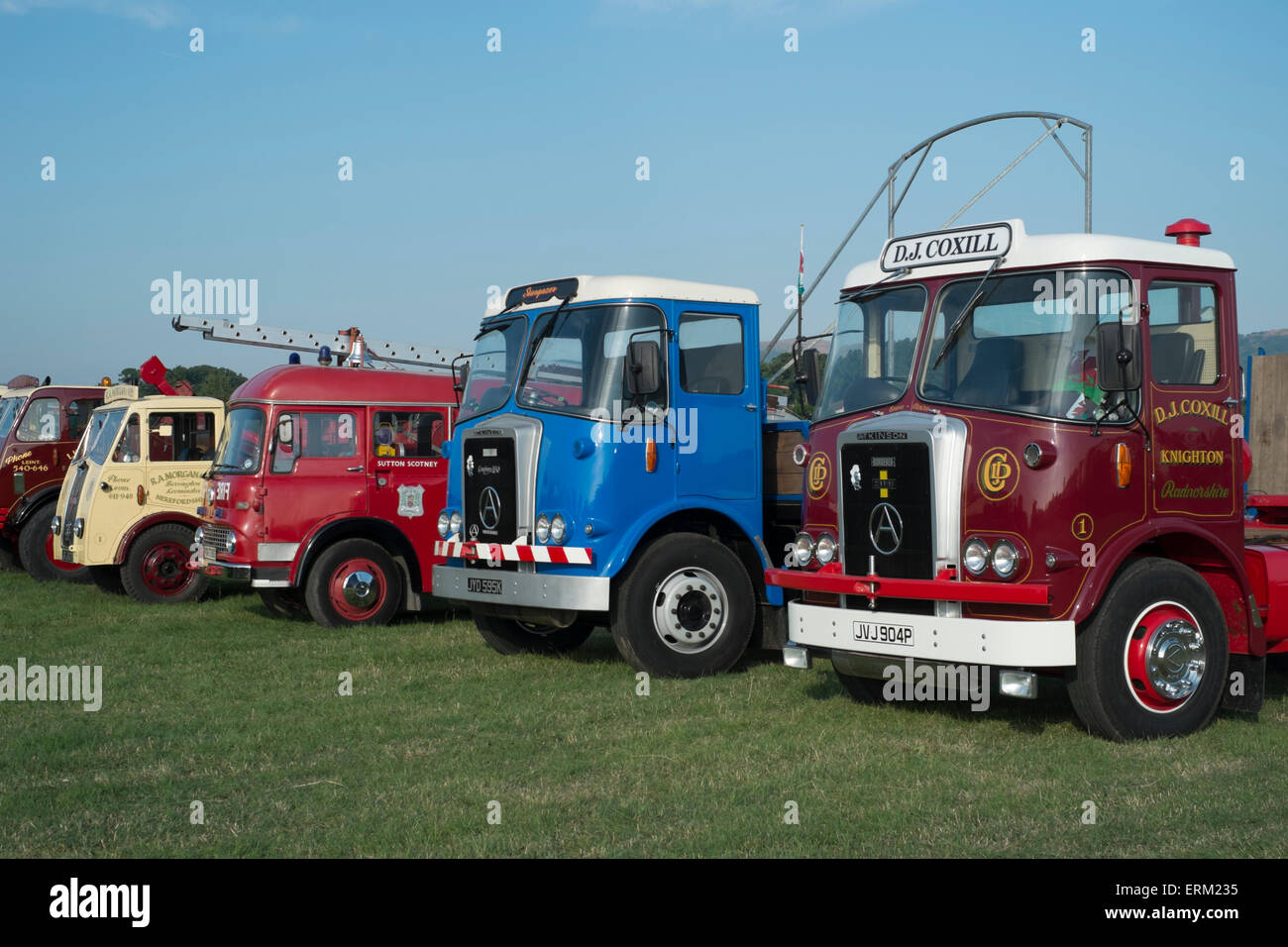 Welland Steam Rally near the Malvern Hills in Worcestershire Stock ...