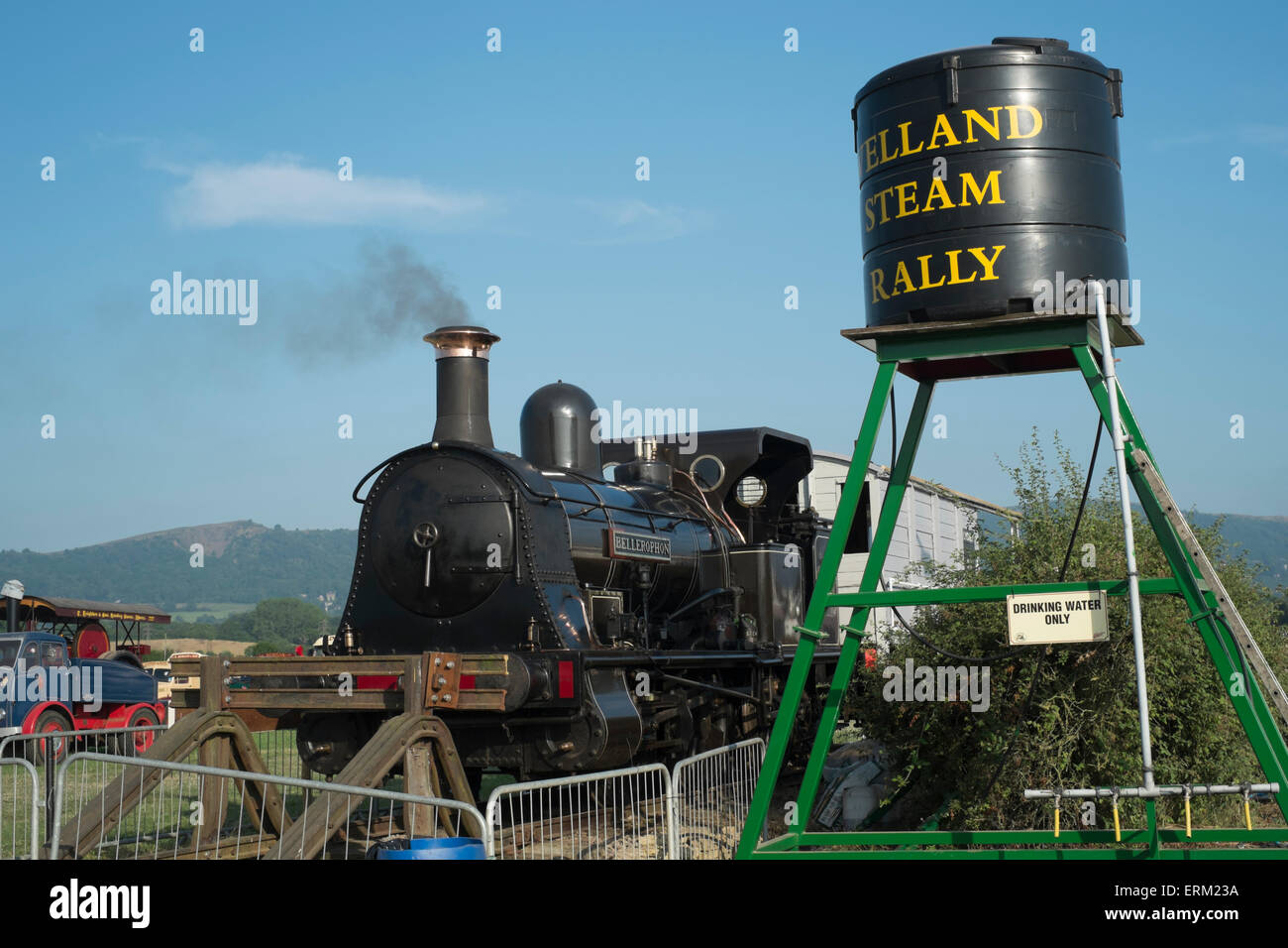 Welland Steam Rally near the Malvern Hills in Worcestershire Stock ...