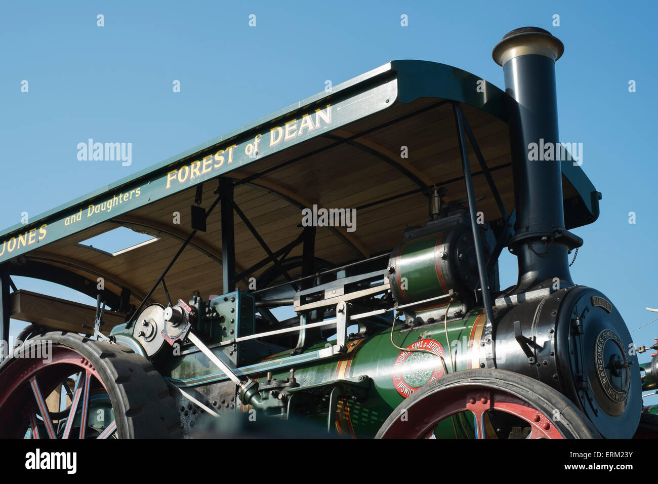 Welland Steam Rally near the Malvern Hills in Worcestershire Stock ...