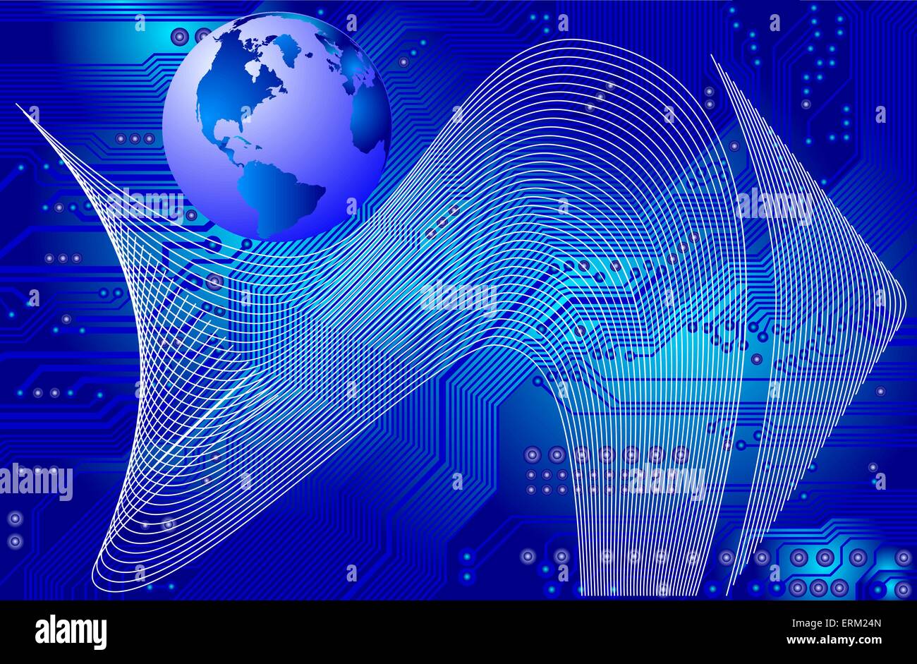 Abstract Technology Background - Vector Stock Vector Image & Art - Alamy