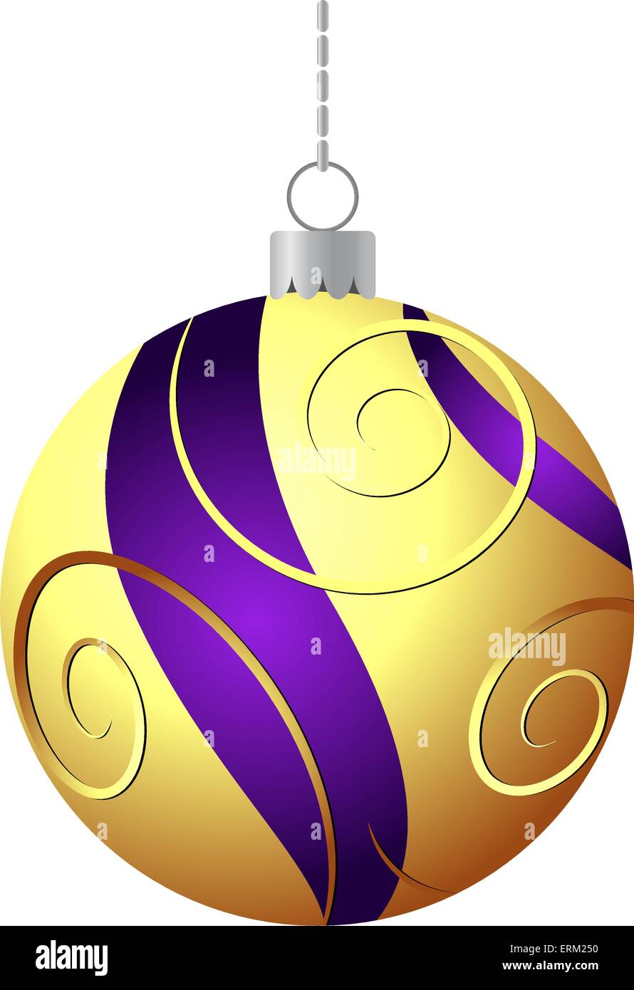 Christmas background hanging baubles Stock Vector Images - Alamy