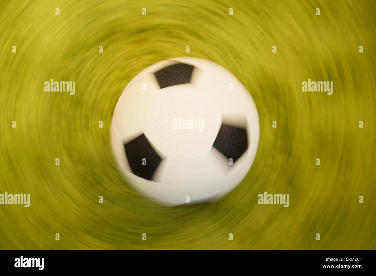 moving football on grass Stock Photo - Alamy