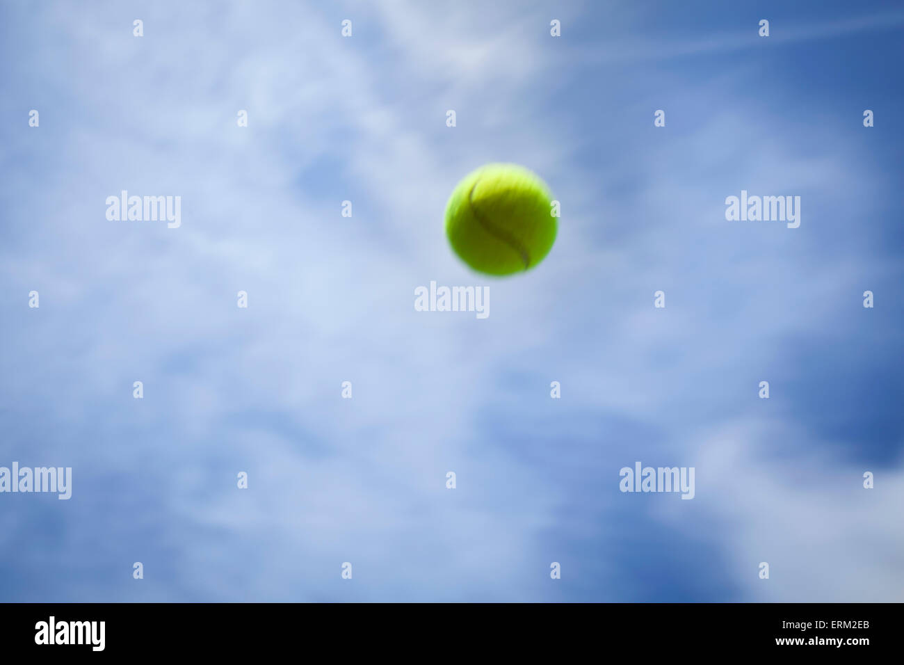 tennis ball in the air Stock Photo - Alamy