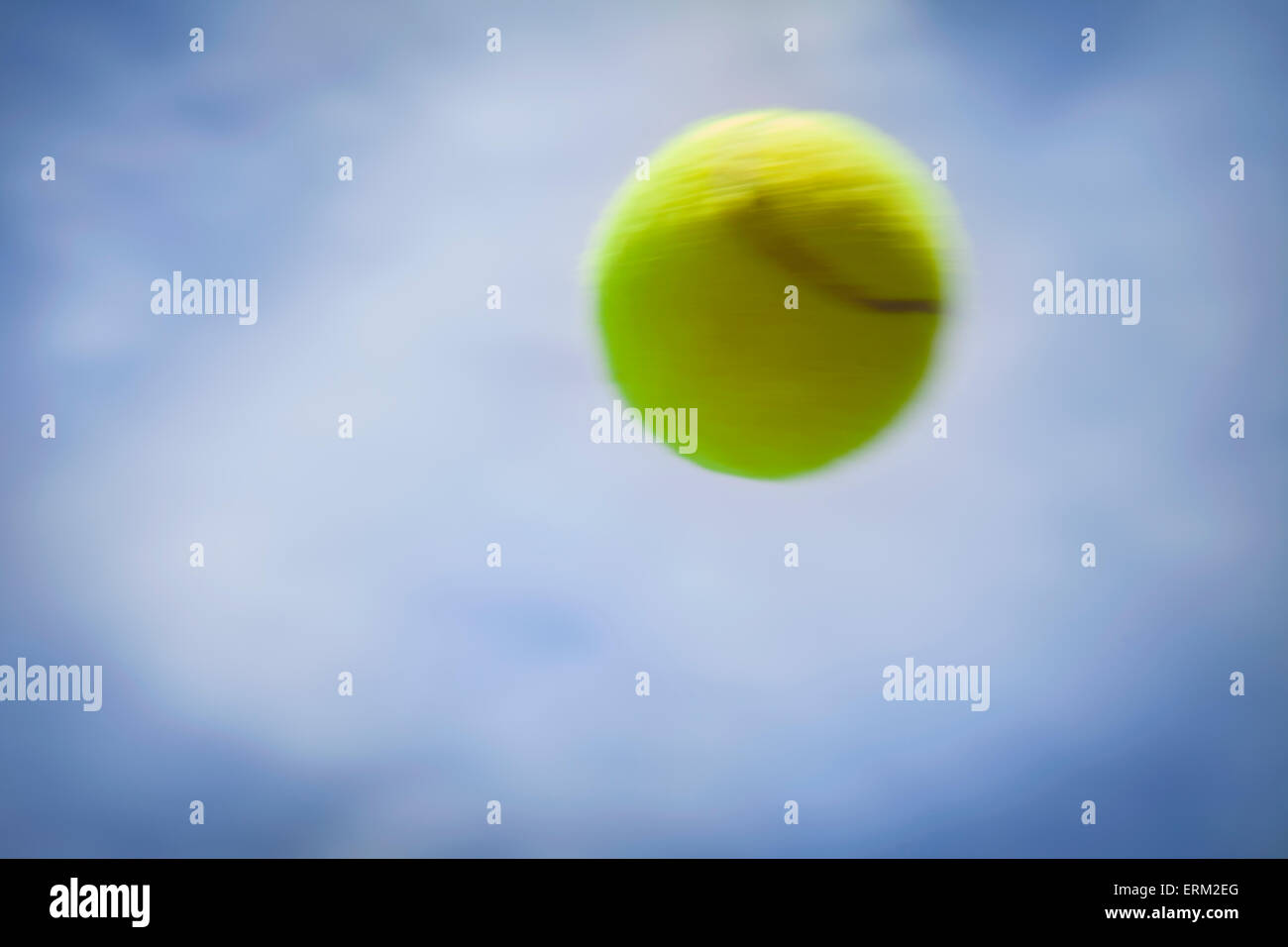 tennis ball in the air Stock Photo - Alamy