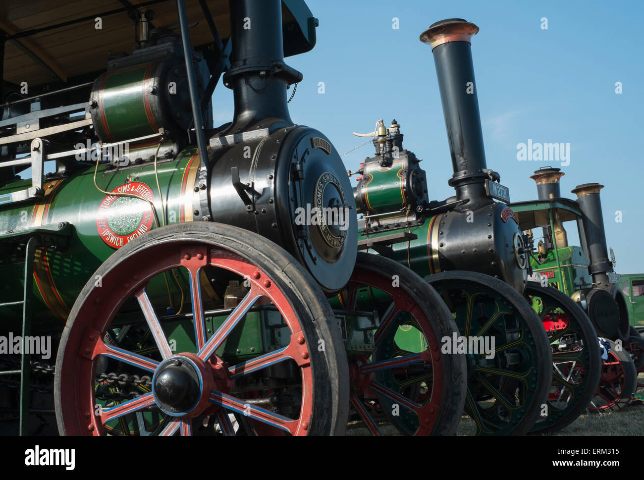 Welland Steam Rally near the Malvern Hills in Worcestershire Stock ...