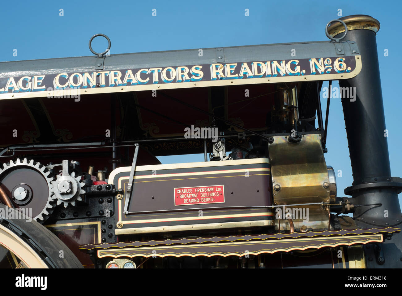 Welland Steam Rally near the Malvern Hills in Worcestershire Stock ...