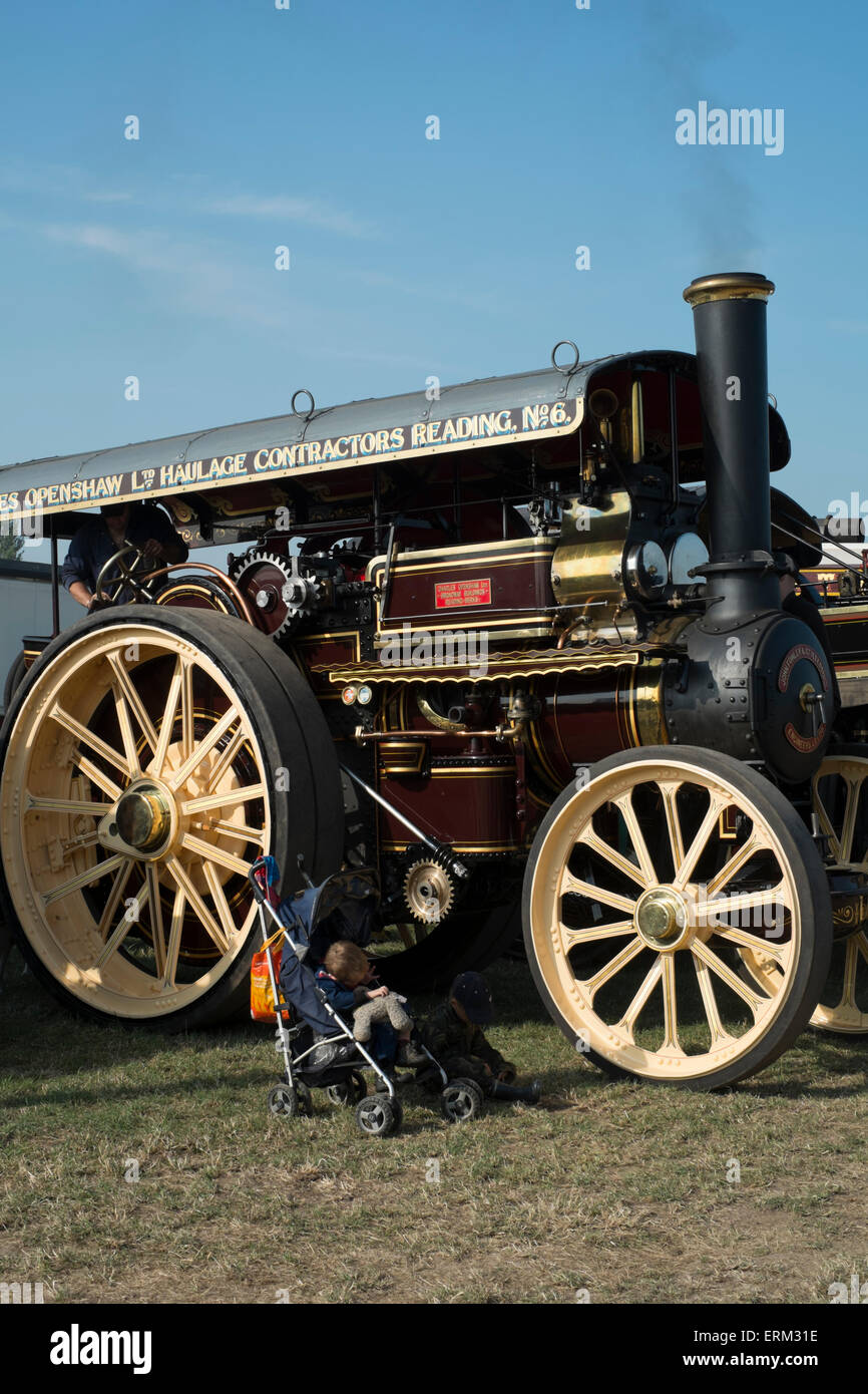 Welland Steam Rally near the Malvern Hills in Worcestershire Stock ...