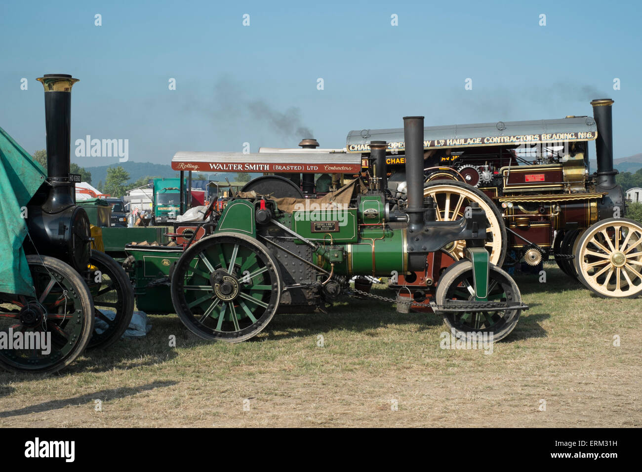 Welland Steam Rally near the Malvern Hills in Worcestershire Stock ...