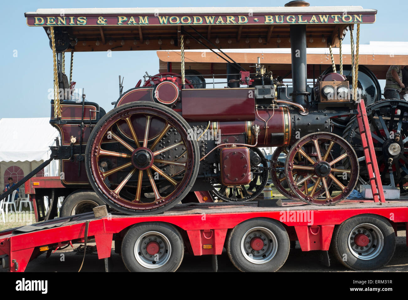 Welland Steam Rally near the Malvern Hills in Worcestershire Stock ...