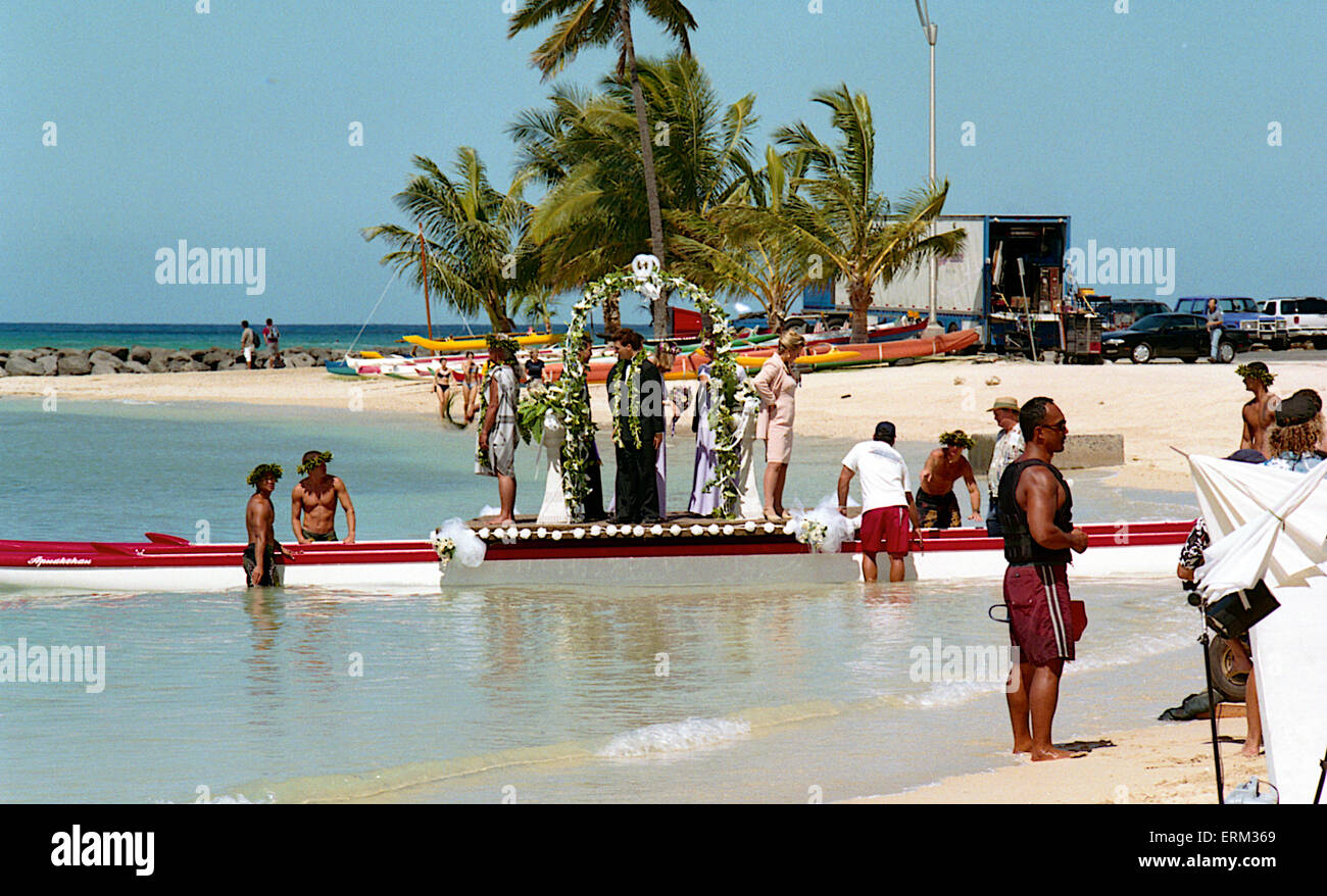 First Day of FIlming "Bay Watch Hawaii Stock Photo - Alamy