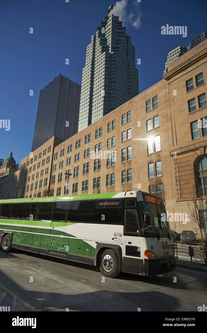 GO transit bus terminal; Toronto, Ontario, Canada Stock Photo - Alamy