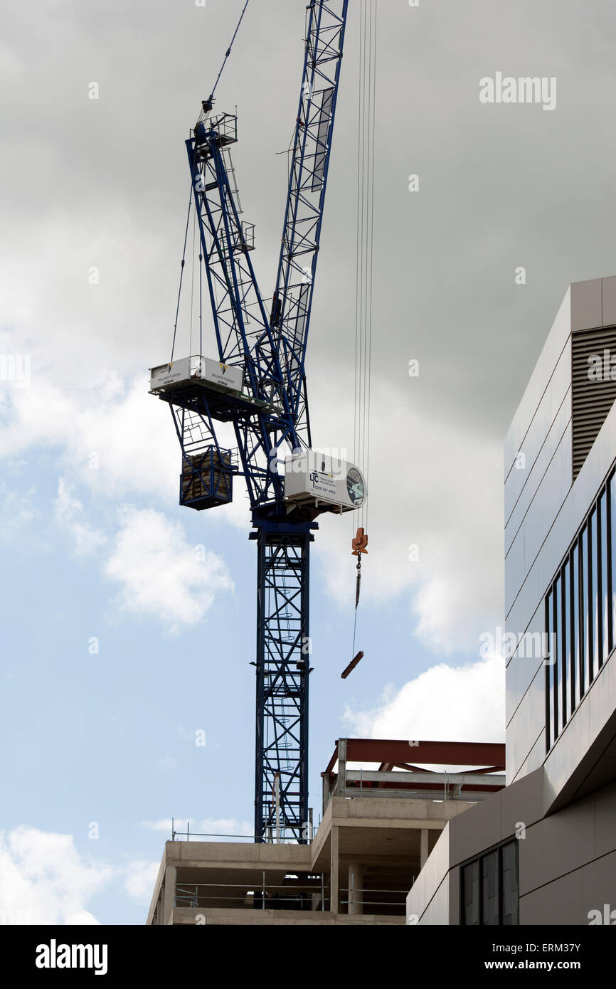 New library construction, University of Bedfordshire, Luton, UK Stock ...