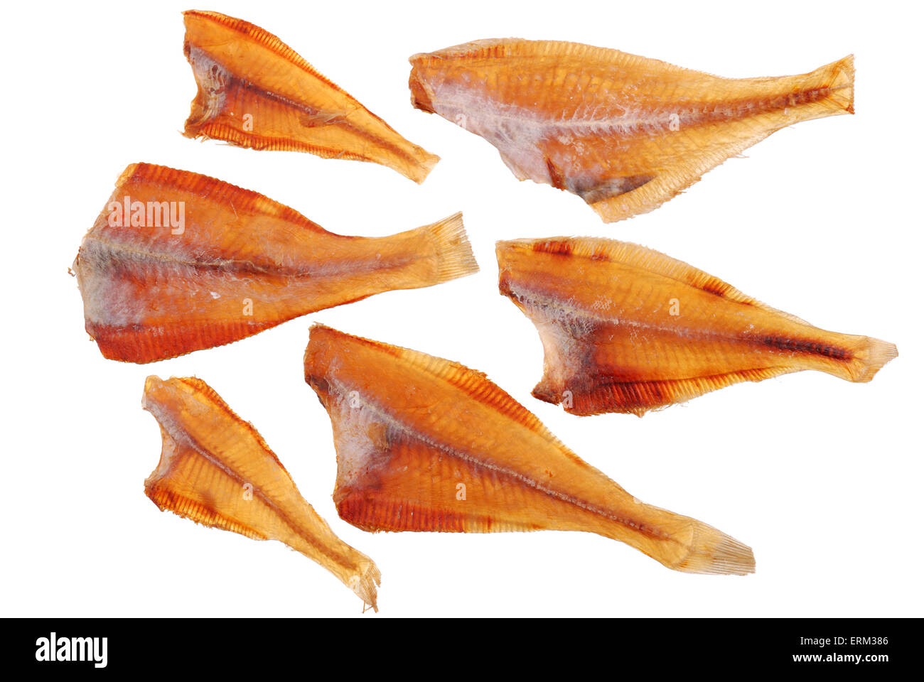 Stack of fish isolated on white background Stock Photo - Alamy