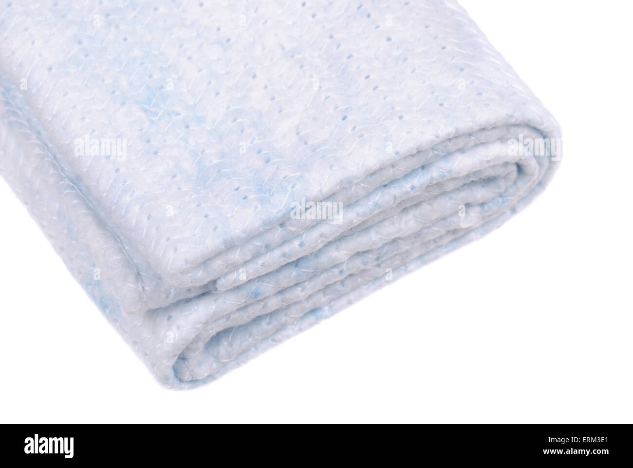 close-up photo of rolled up white fabric isolated Stock Photo - Alamy