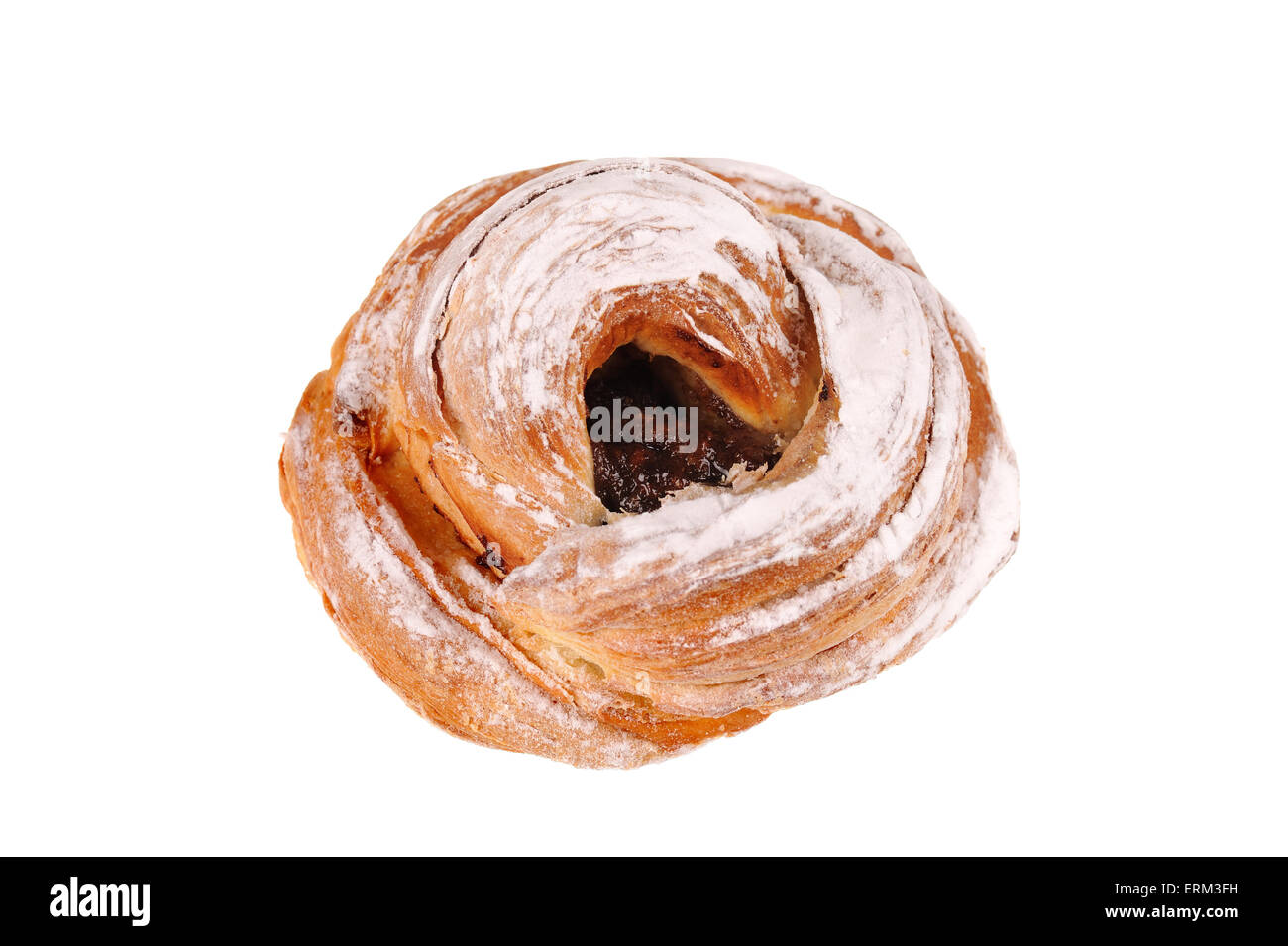 Delicious bun jam on Cut Out Stock Images & Pictures - Alamy