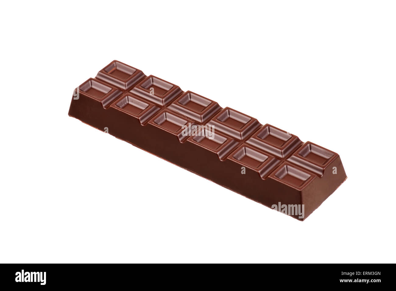 clean chocolate bar isolated on white Stock Photo - Alamy