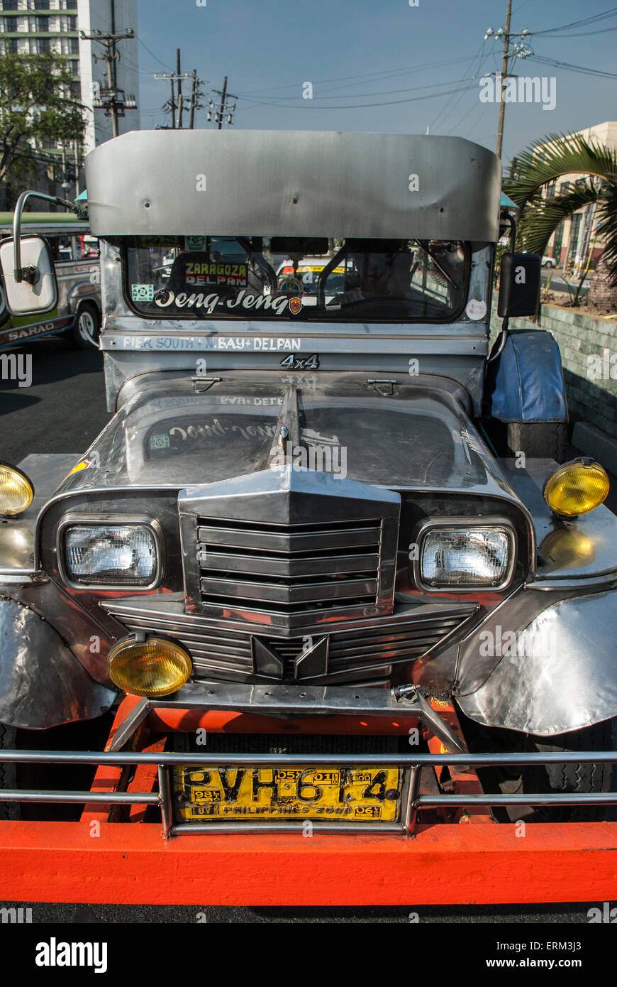 Jeepneys on the streets of Manila, Philippines Stock Photo - Alamy