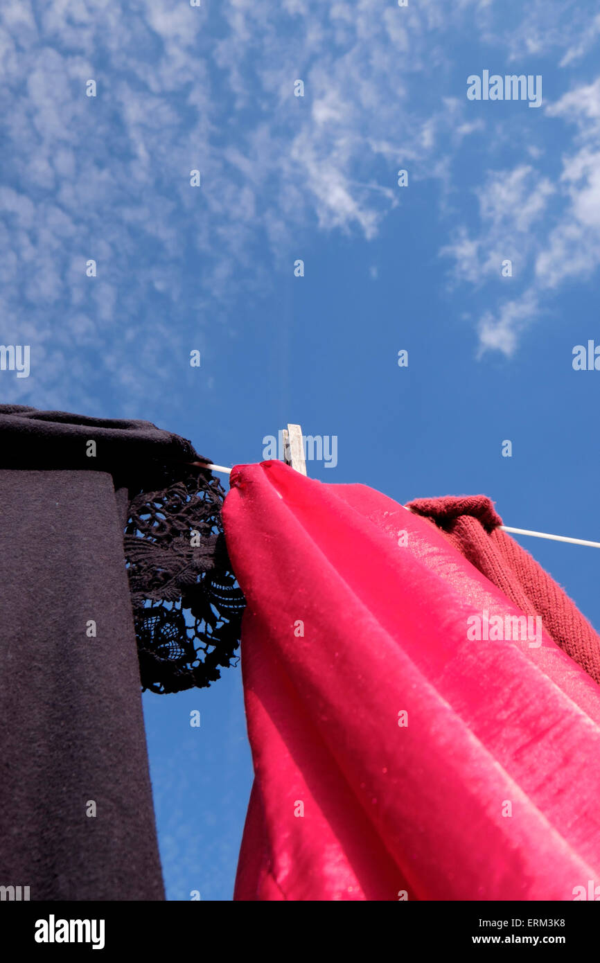Pegged clothes hi-res stock photography and images - Alamy