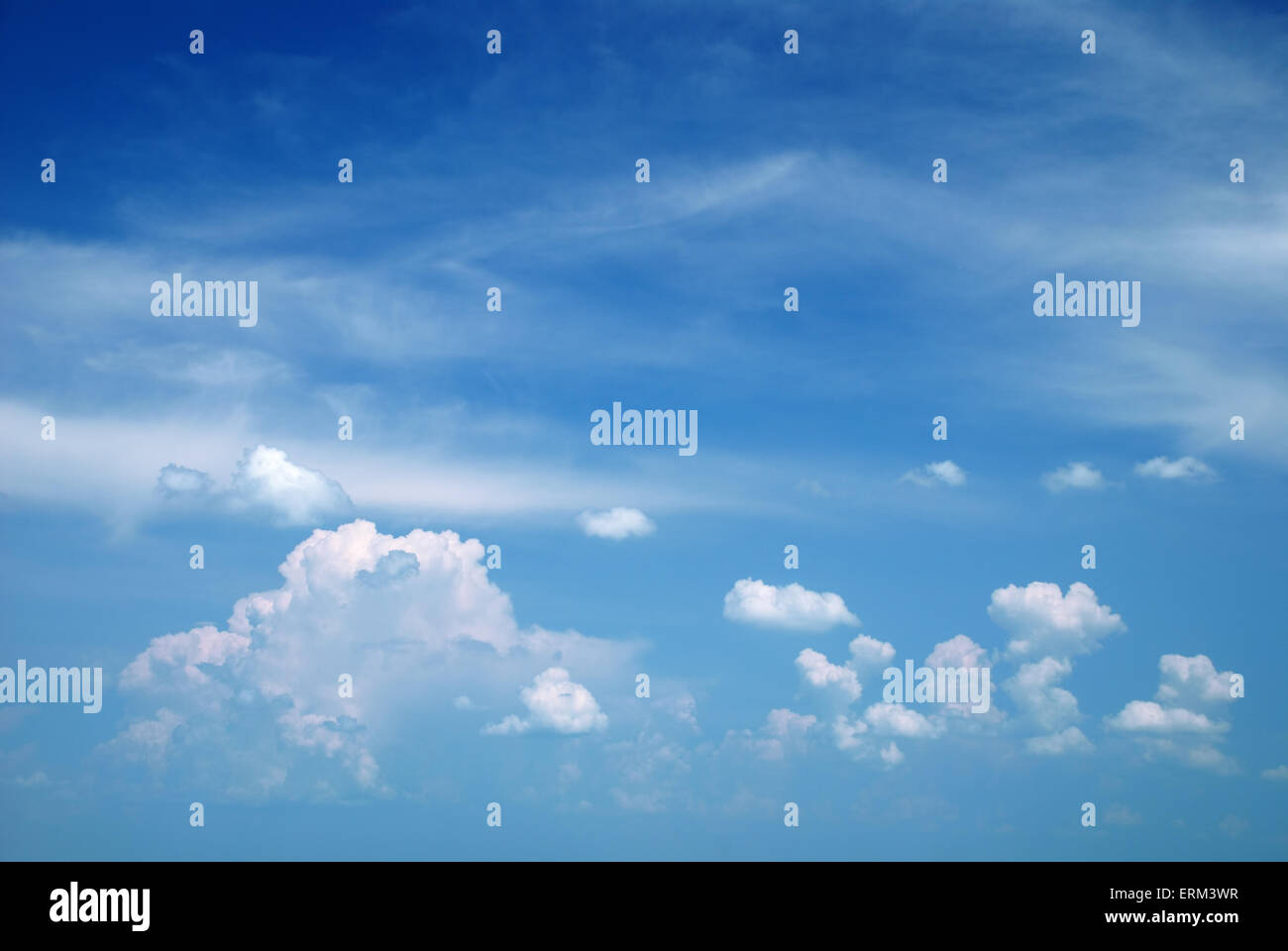 Photo of deep blue sky as background Stock Photo - Alamy
