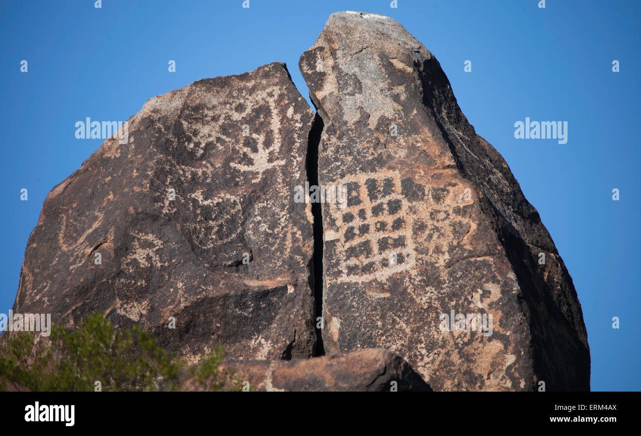 Painted Rock Petroglyph Site, Arizona, United States Stock Photo - Alamy