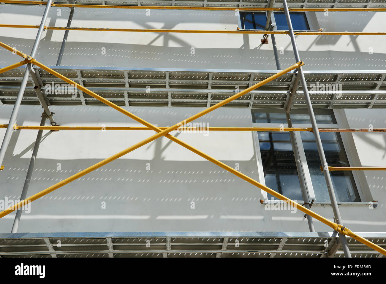 repair home scaffolding building construction Stock Photo - Alamy