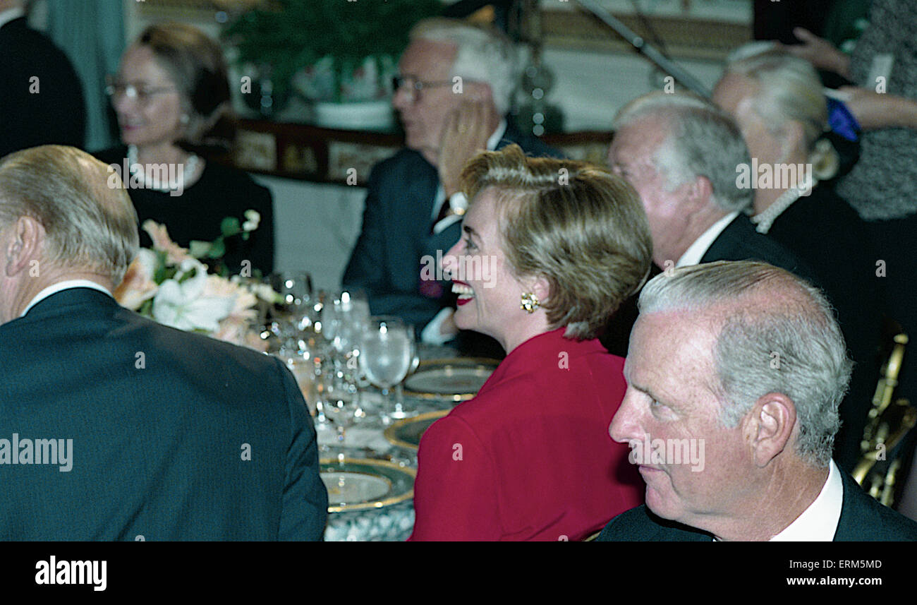 Washington, DC., USA 13th September 1993 First Lady Hillary Rodham ...