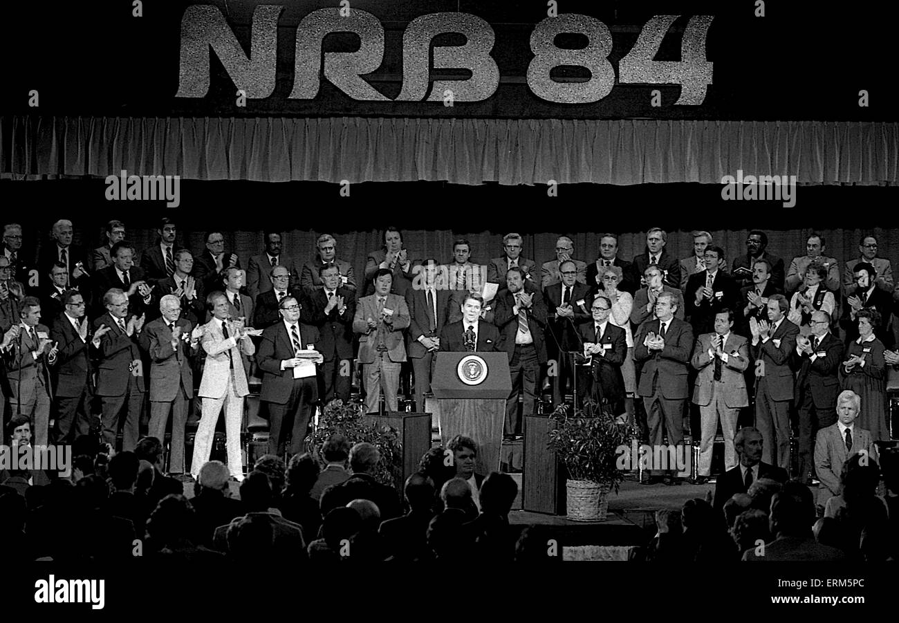 Ronald reagan convention 1984 hi-res stock photography and images - Alamy