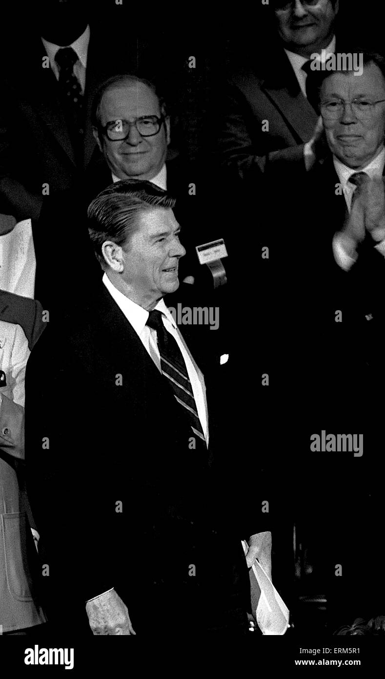 Ronald reagan convention 1984 hi-res stock photography and images - Alamy