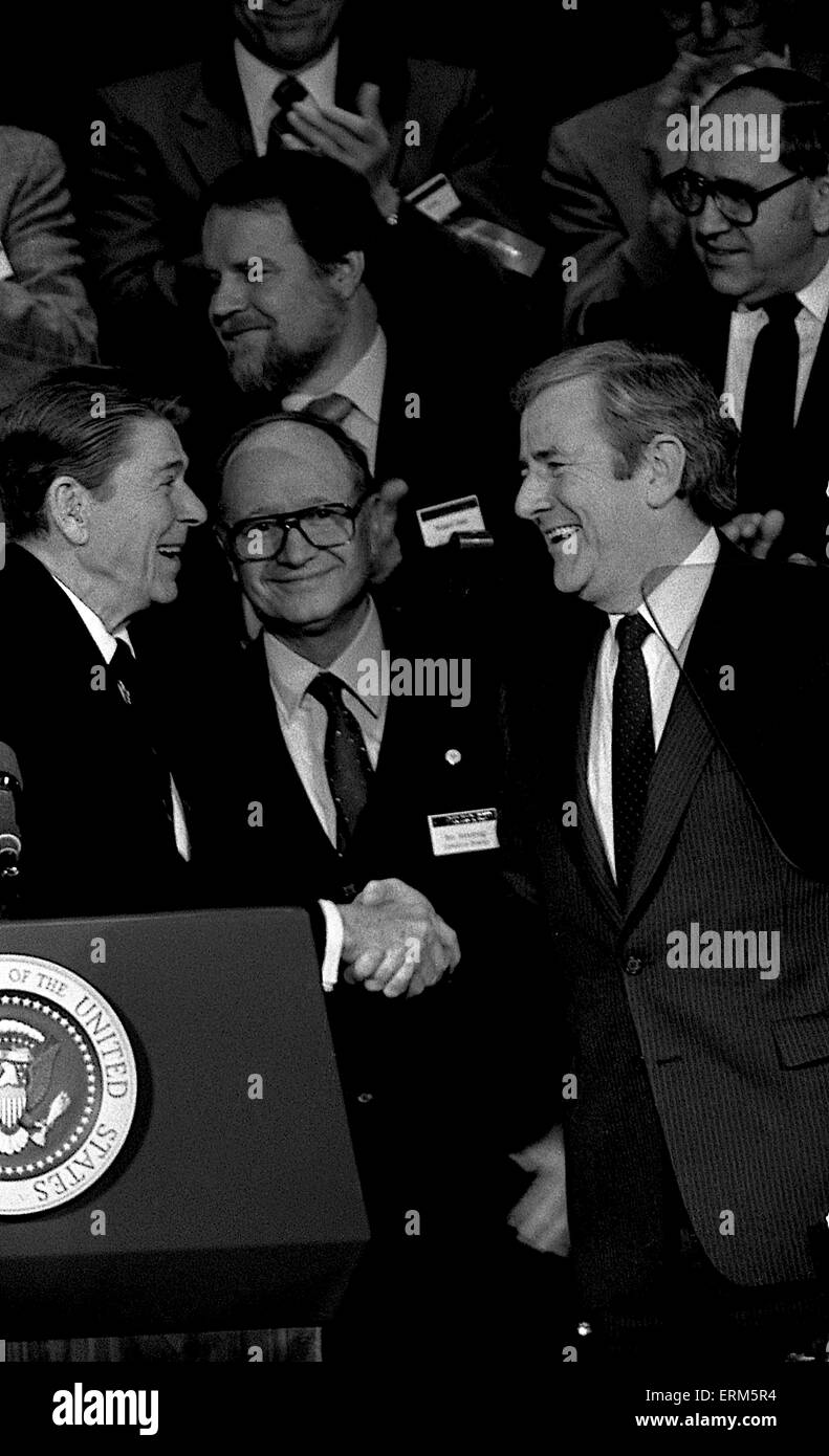 Washington. DC., USa 30th January 1984 President Ronald Reagan attends ...