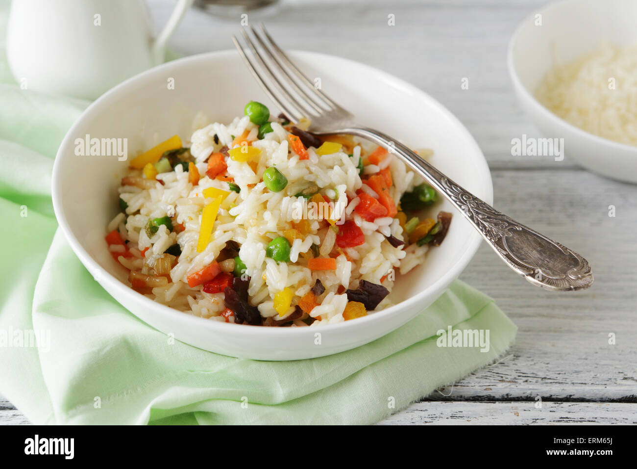 Delicious rice in a bowl, food Stock Photo - Alamy