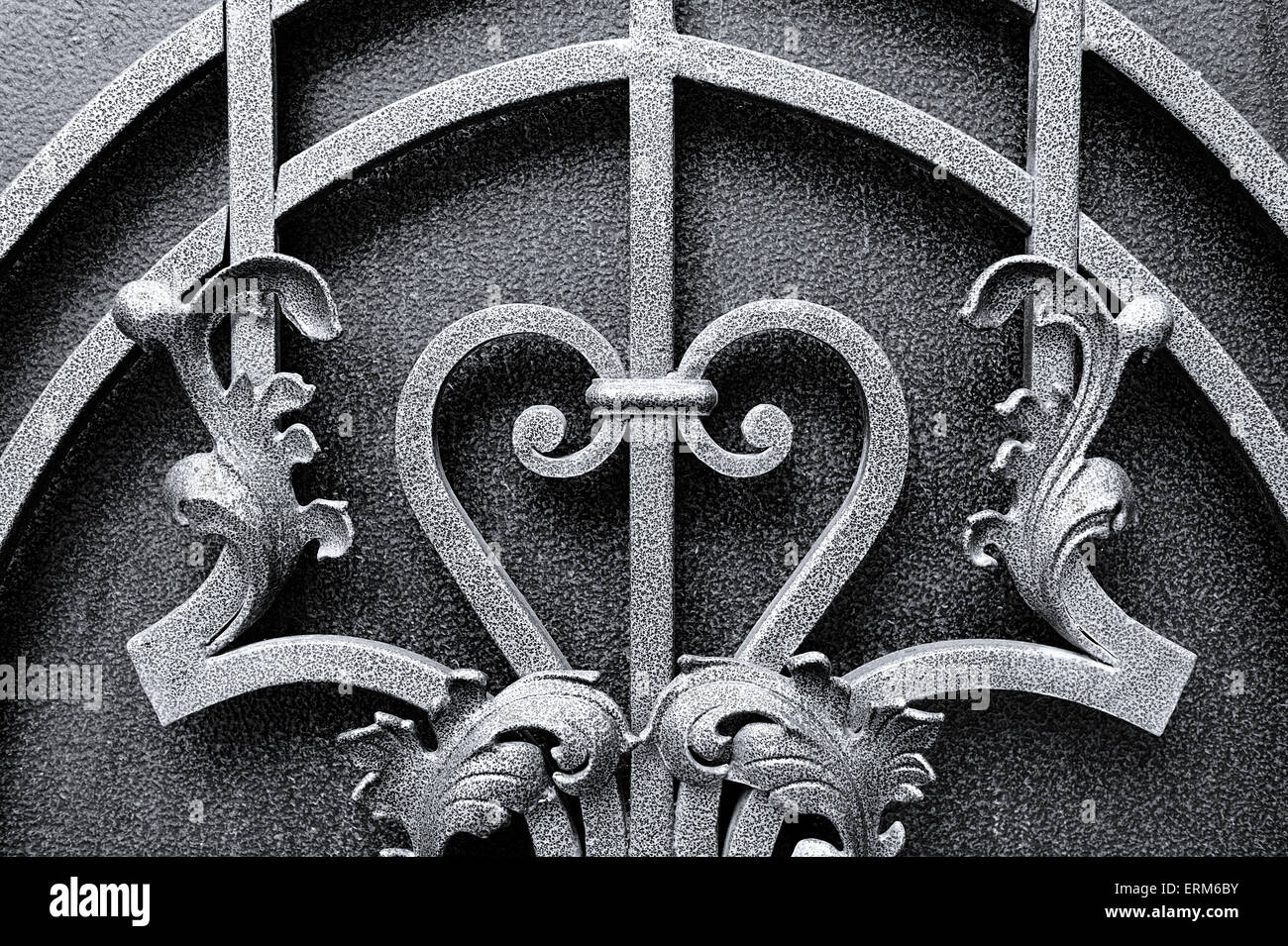 Artistic wrought iron gate designs hi-res stock photography and images ...