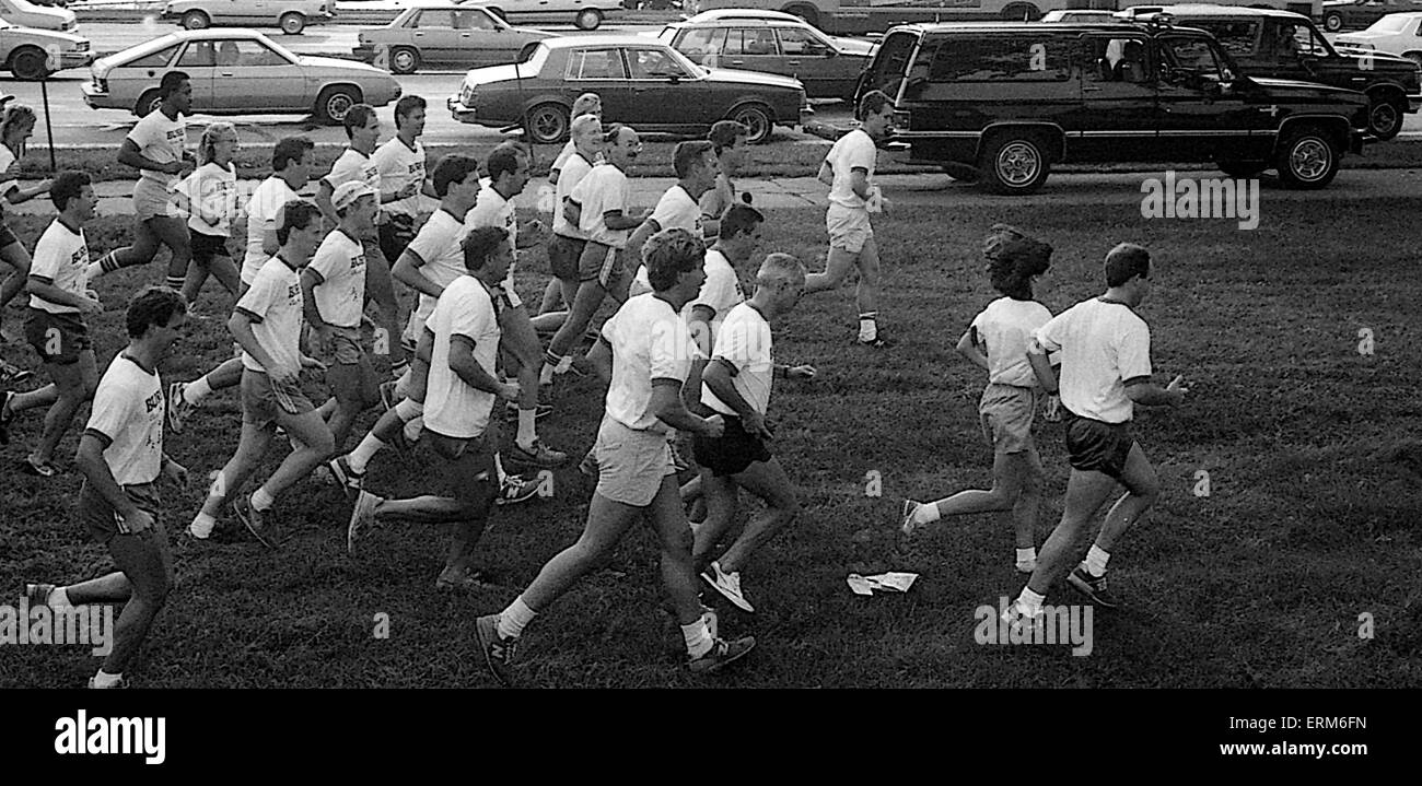 Chicago, Illinois, USA, October 1988 Vice-President George H.W. Bush ...