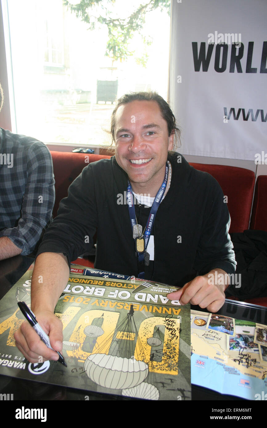 Bayeux, Normandy, France. 4th June 2015. Peter Youngblood Hills who ...