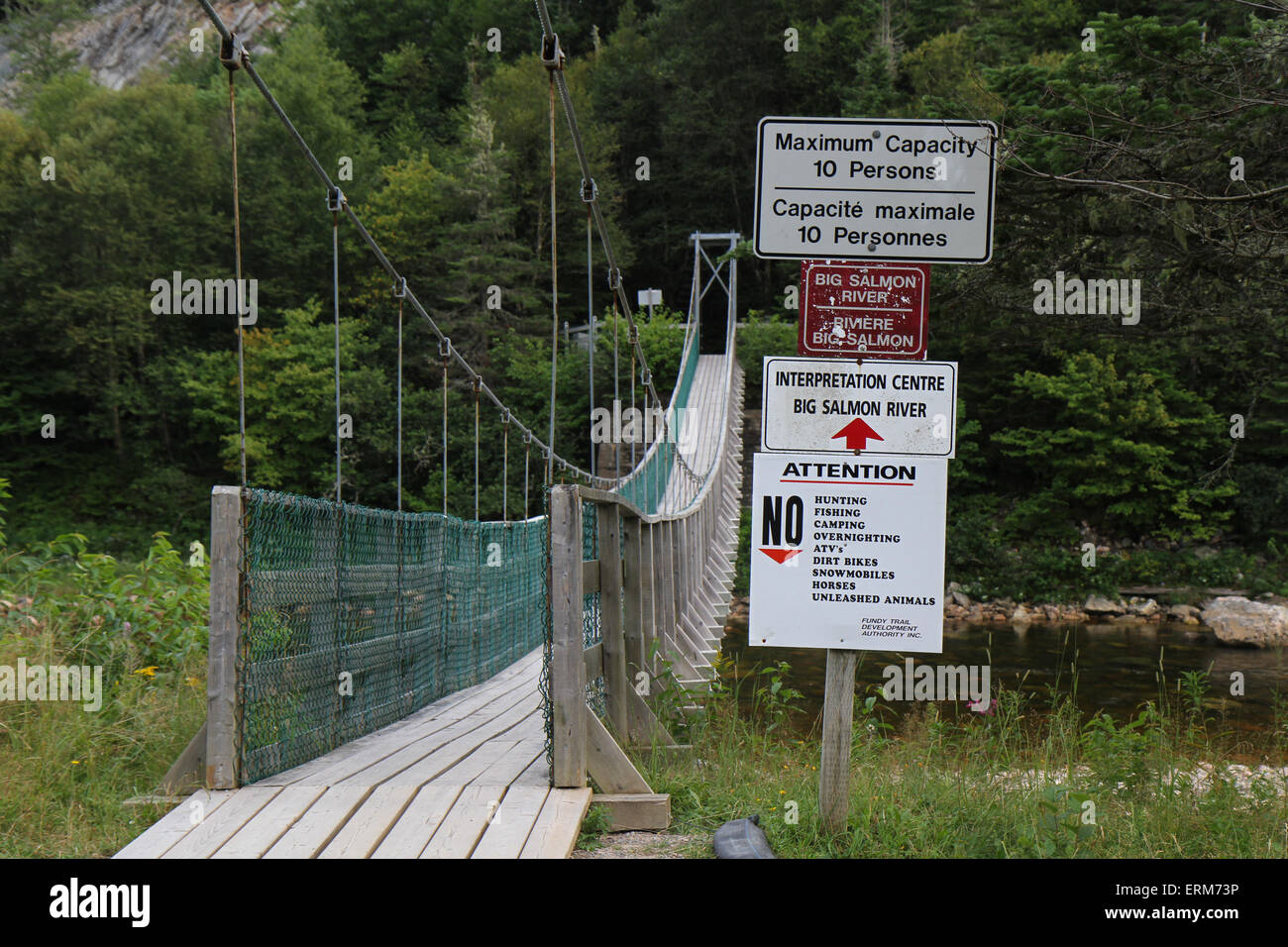 Suspension foot bridge hi-res stock photography and images - Alamy