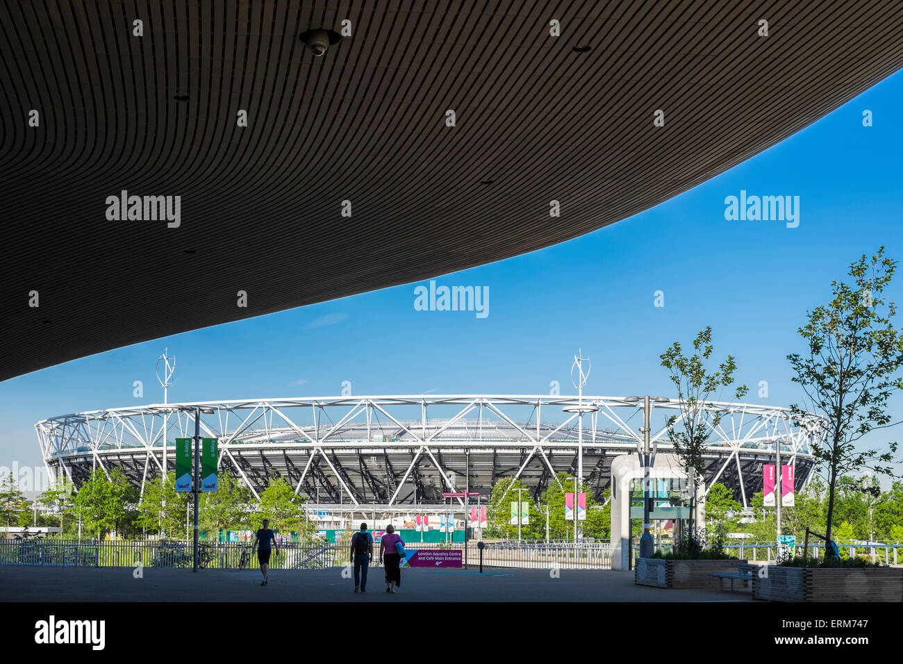 Queen Elizabeth Olympic park stadium, Stratford, London, England, U.K Stock Photo - Alamy