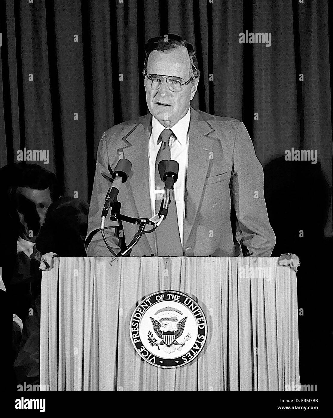 Chicago, Illinois. USA 29th October 1988 Vice-President George H.W ...