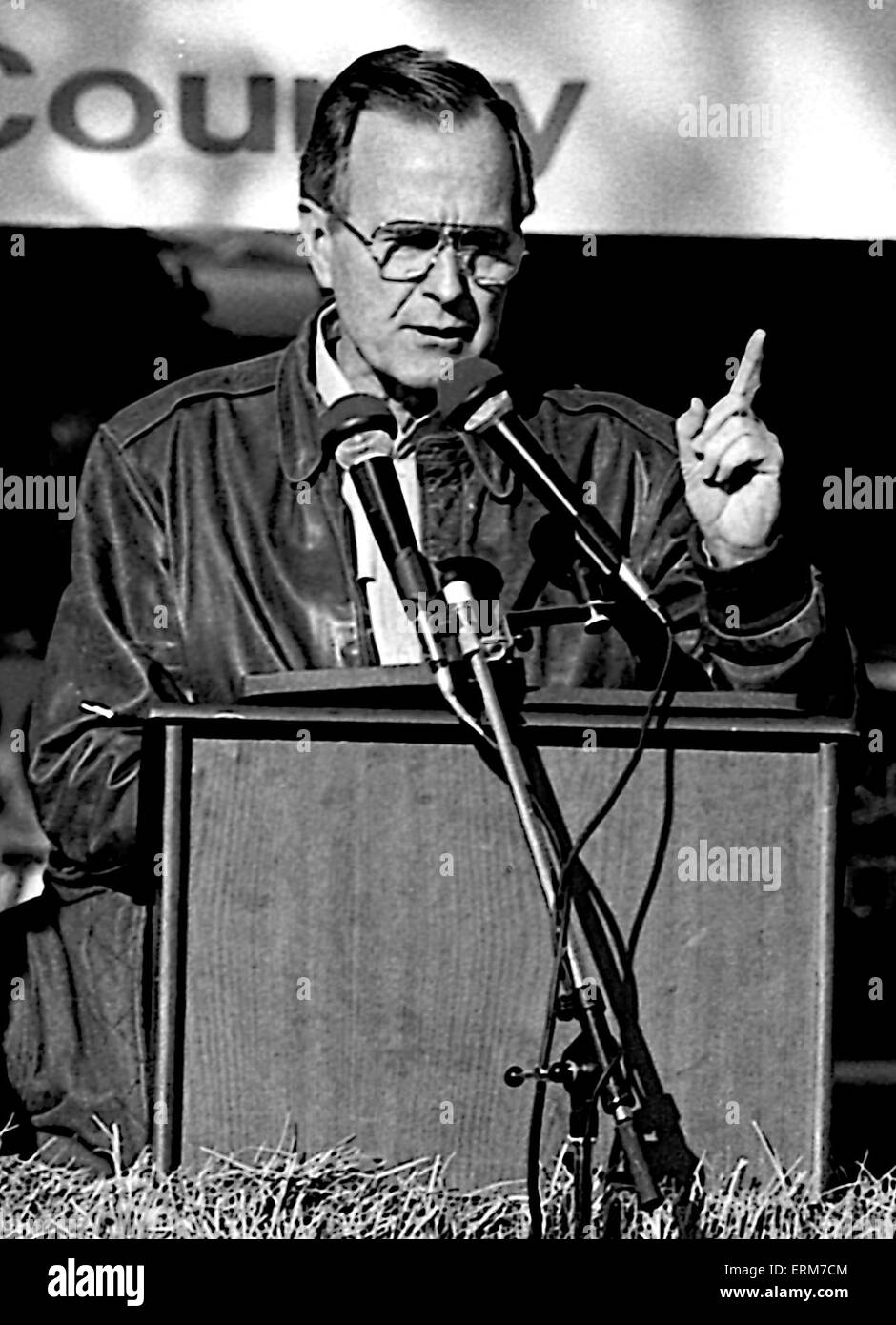 Chicago, Illinois. USA 29th October 1988 Vice-President George H.W ...