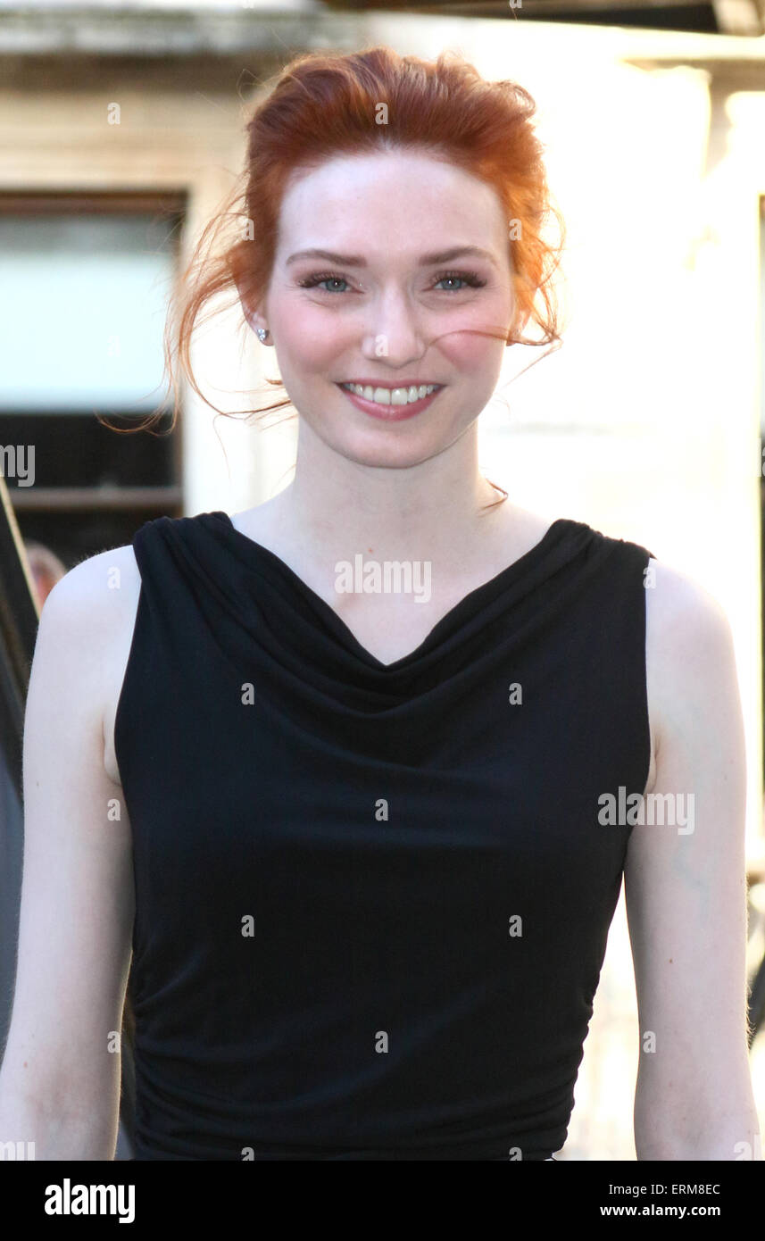 London, UK. 3rd June, 2015. Eleanor Tomlinson at the Royal Academy ...
