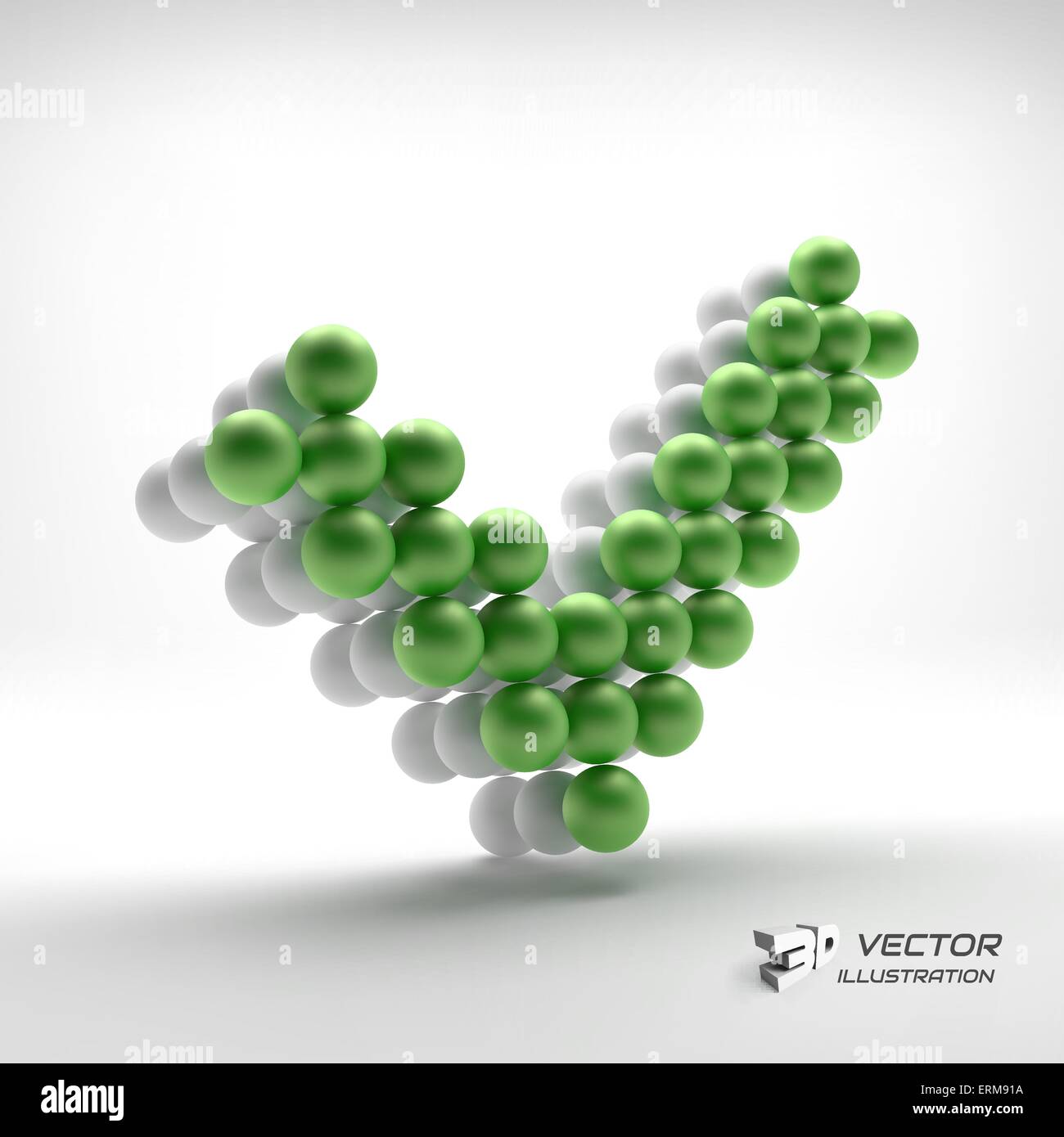 Ok sign. Web design element. 3d vector illustration Stock Vector Image ...