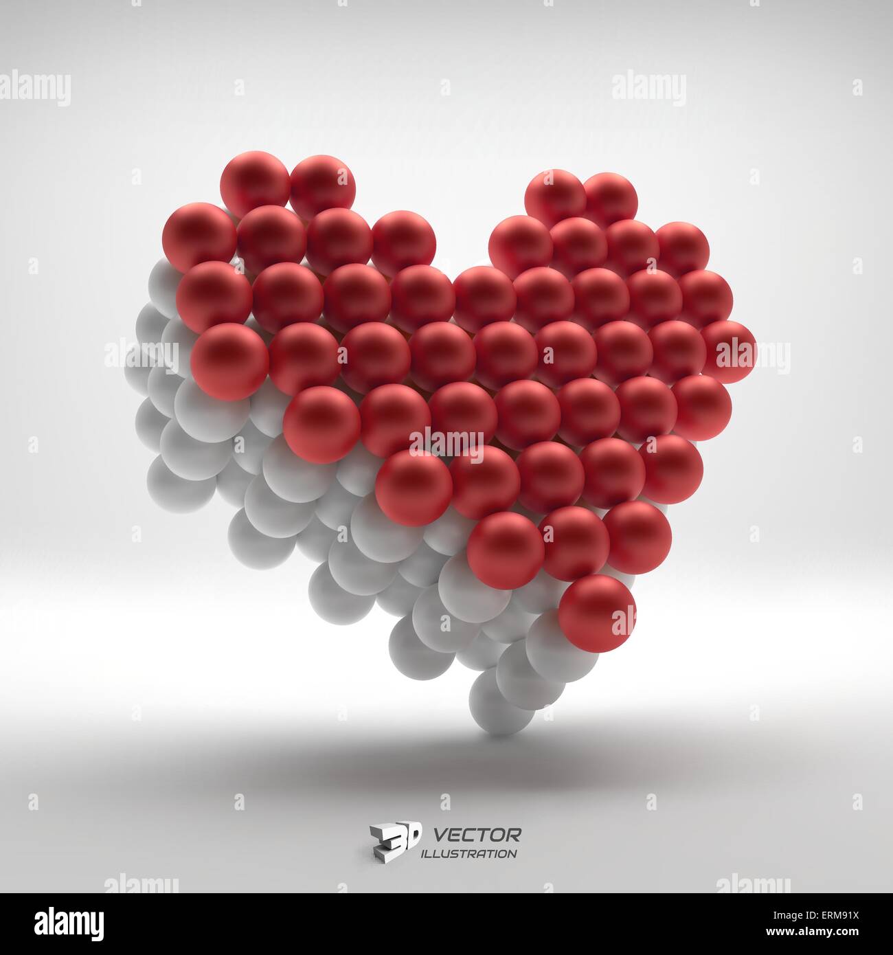 3d love design Stock Vector Images - Alamy
