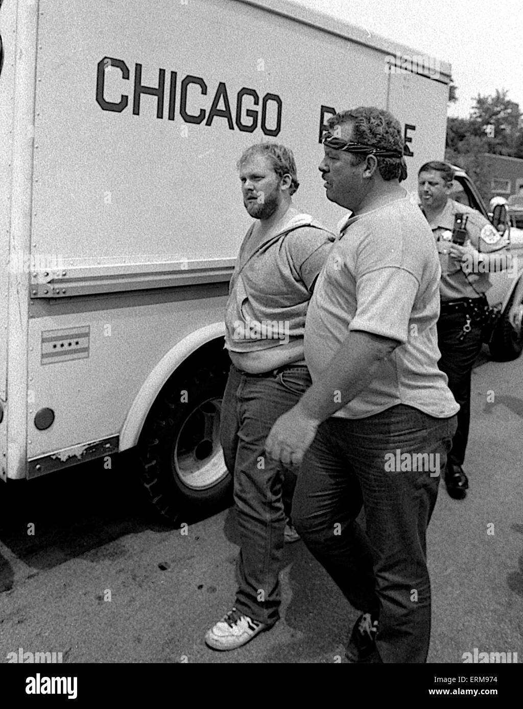 Chicago, Illinois 6-28-1986 Members of the Chicago police tactical ...