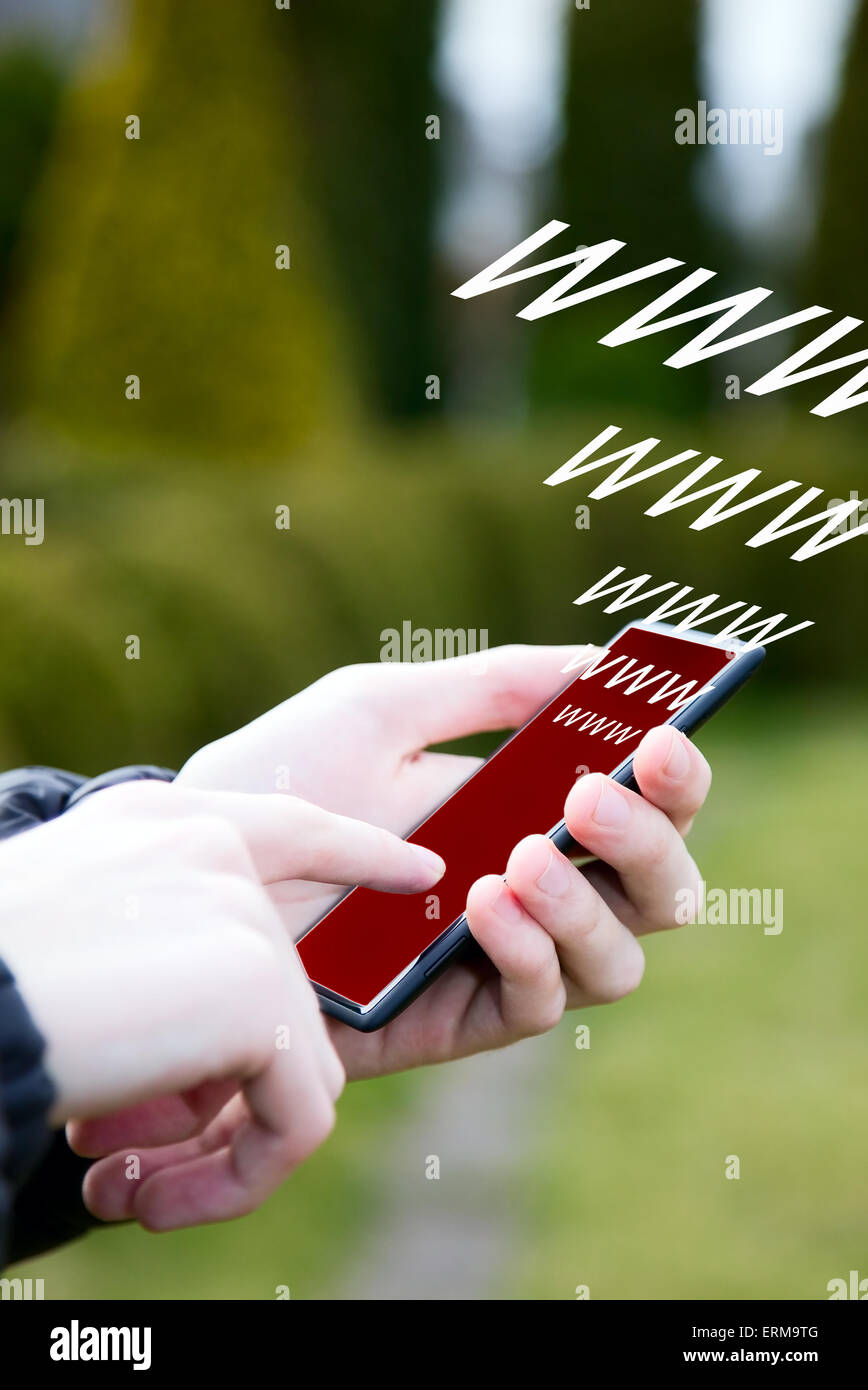 Mobile browse hi-res stock photography and images - Alamy